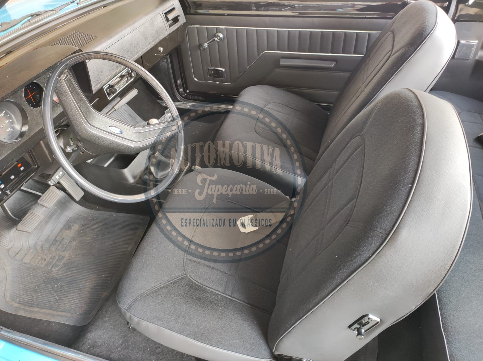 Jogo Completo Forros de Porta + Capas de Banco + Puxadores Corcel II ...